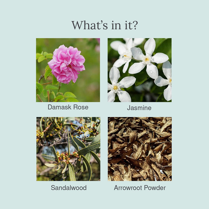 Damask Rose & Jasmine Organic Dusting Powder for Face Online