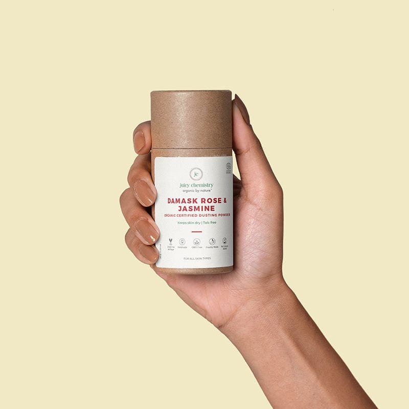 Damask Rose & Jasmine Organic Dusting Powder for Face Online